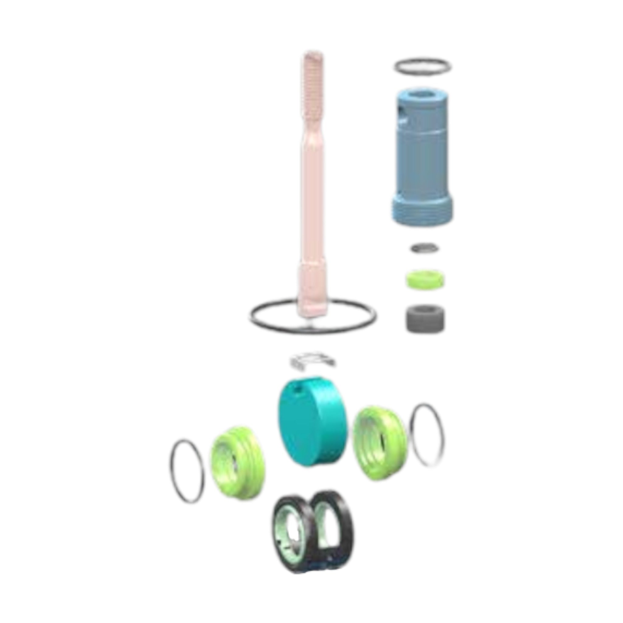 Gate Valve Repair Kit, Major, Premium MR-75, 2" Bore (2" XXH), 410SS ...