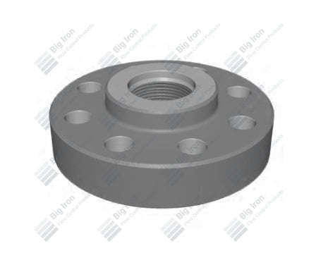 Companion Flange, 3-1/8" 3M x 2-7/8" EUE, NACE – Big Iron Flow Control Products