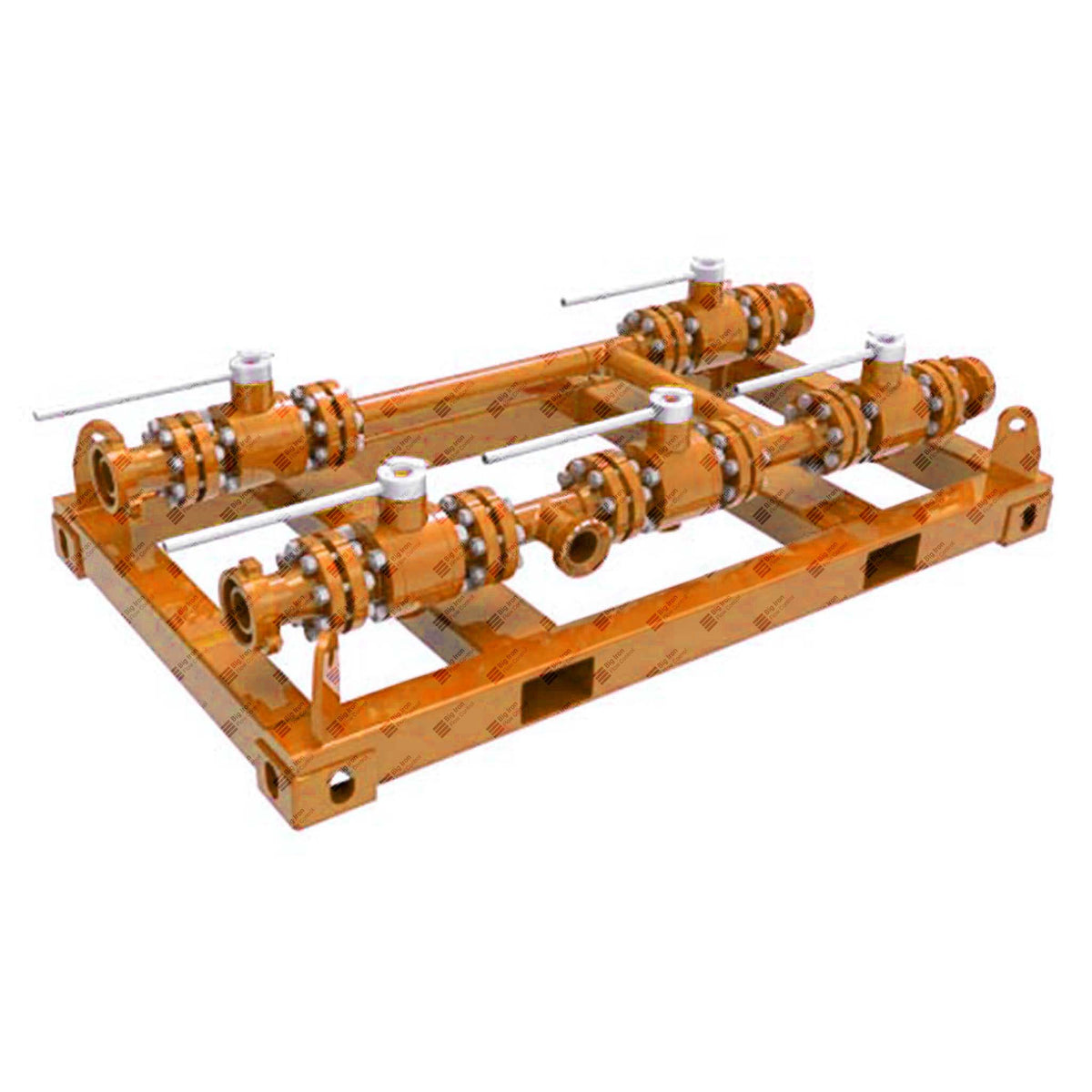 Manifold, Diverter, 5 Way, Ball Valve, 4" 602, 5000 psi, Sour Service ...