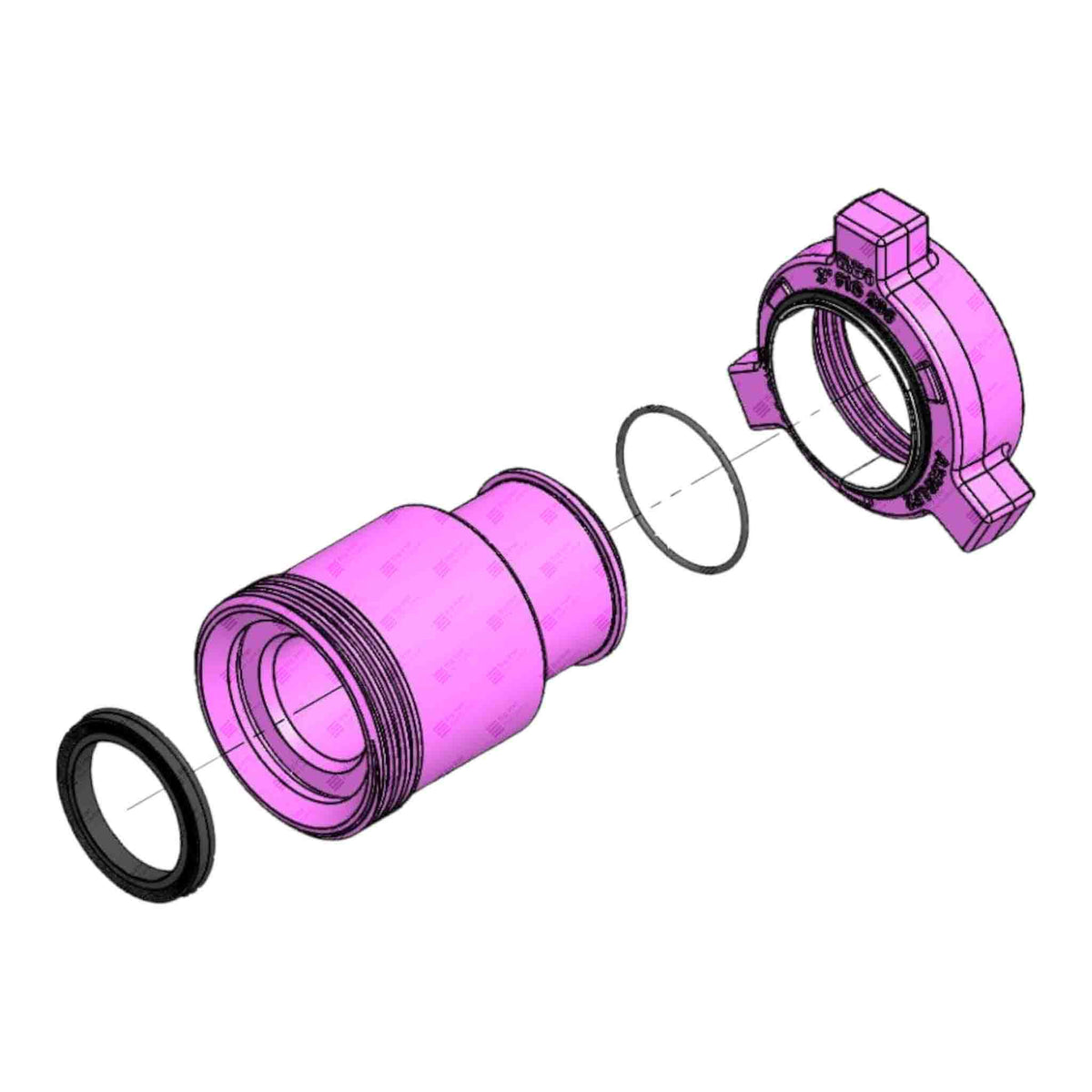 Crossover Union, 3" 602 F x 3" 206 M, 2000 psi, Sour Service – Big Iron ...