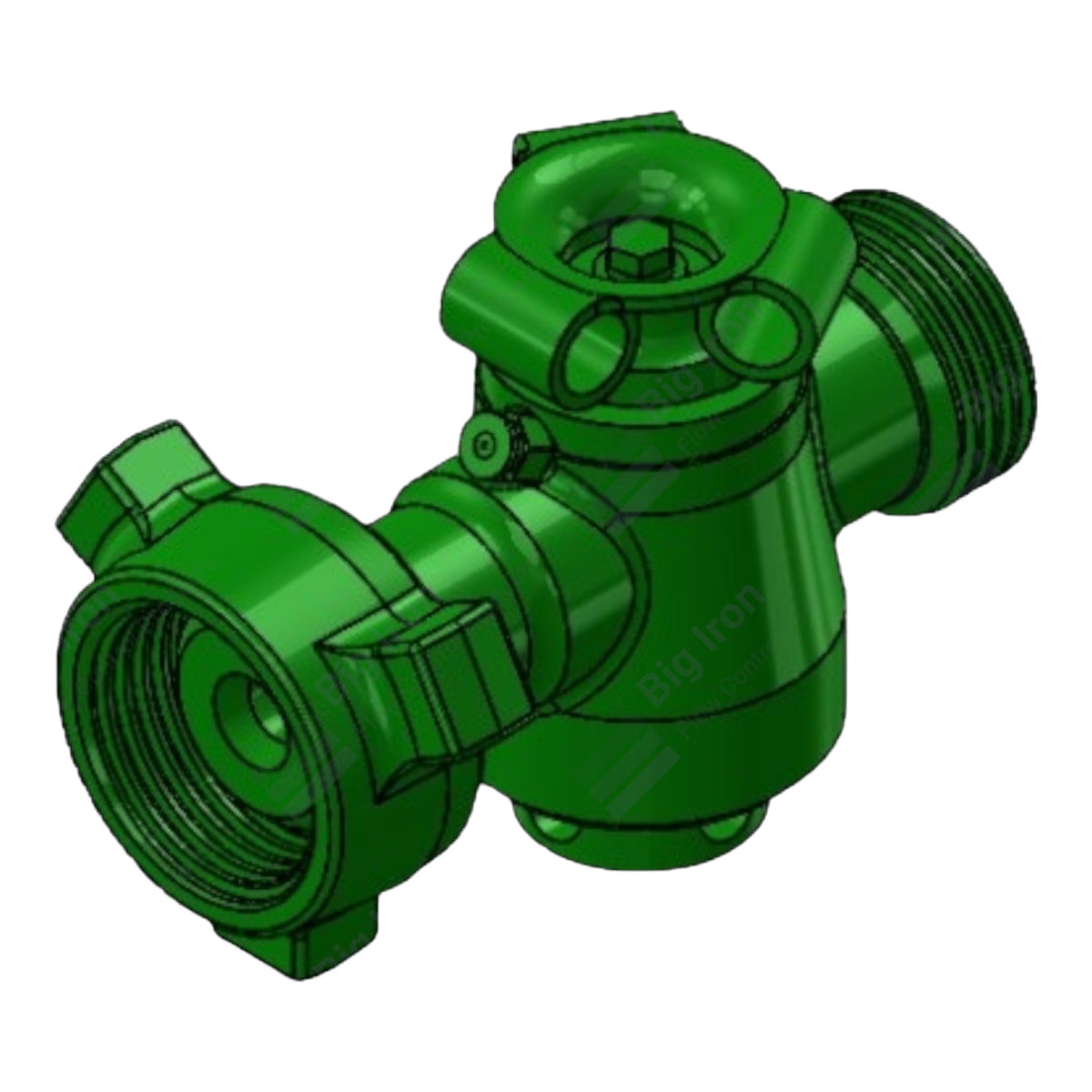 Plug Valve, Manual, LT, 2"x1" 1502 MxF, 10000 psi, Sour Service (NNA ...