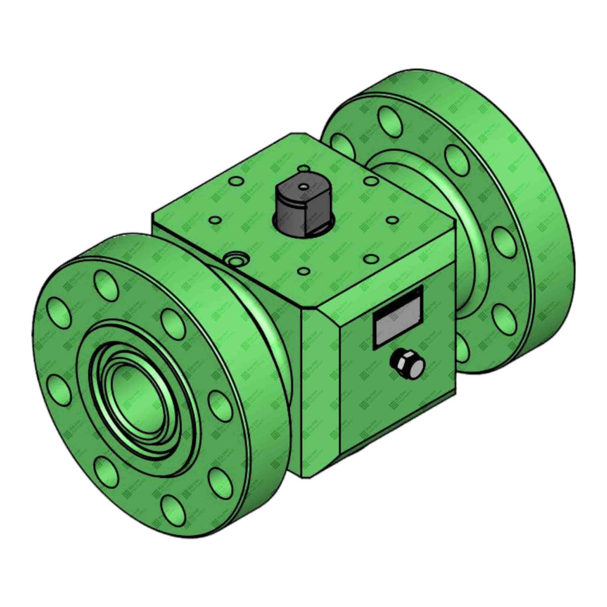 Plug Valve 3-1/16" 15K (Bx 154) Flanged Bottom Entry Integral 15,000 P ...