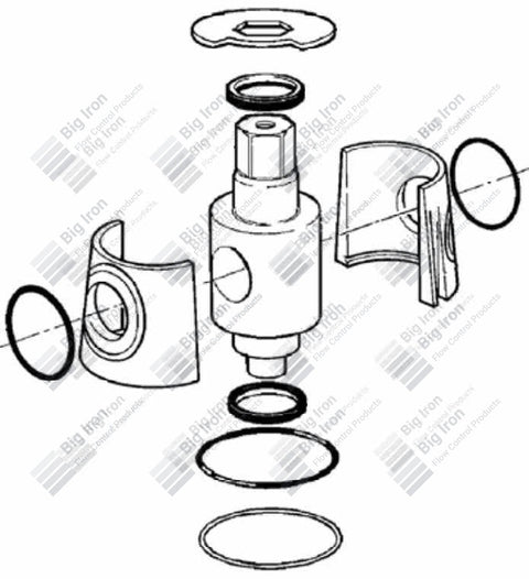 Plug Valve Repair Kit, Major, ANSON Premier, 3", STD Service, OEM – Big ...
