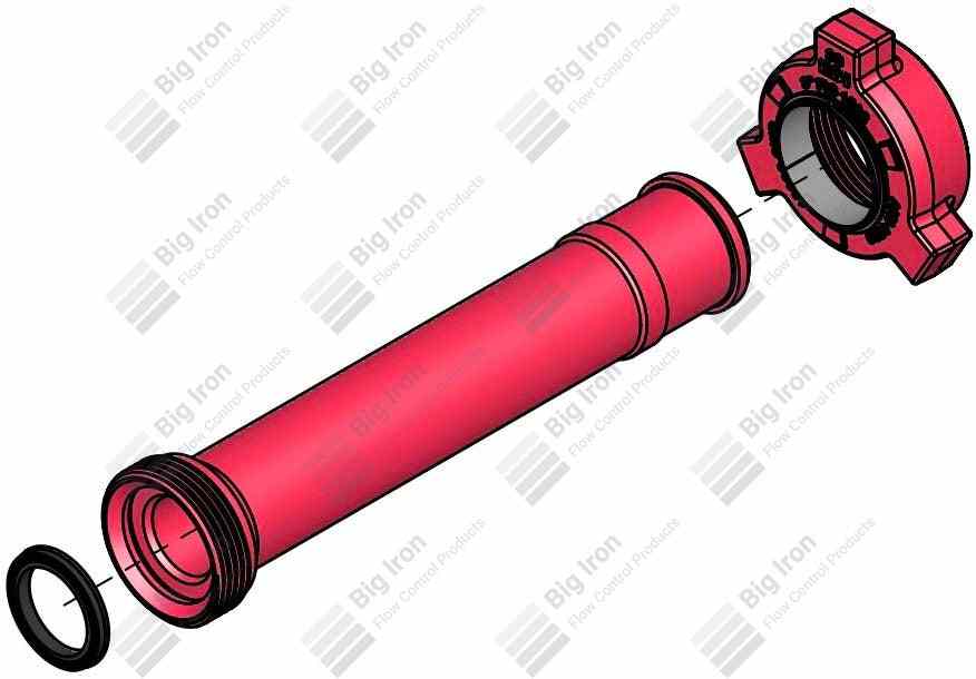 Pup Joint 3" Fig 1502 X 15 FT MxF DET Integral 15,000 Psi Standard Ser ...